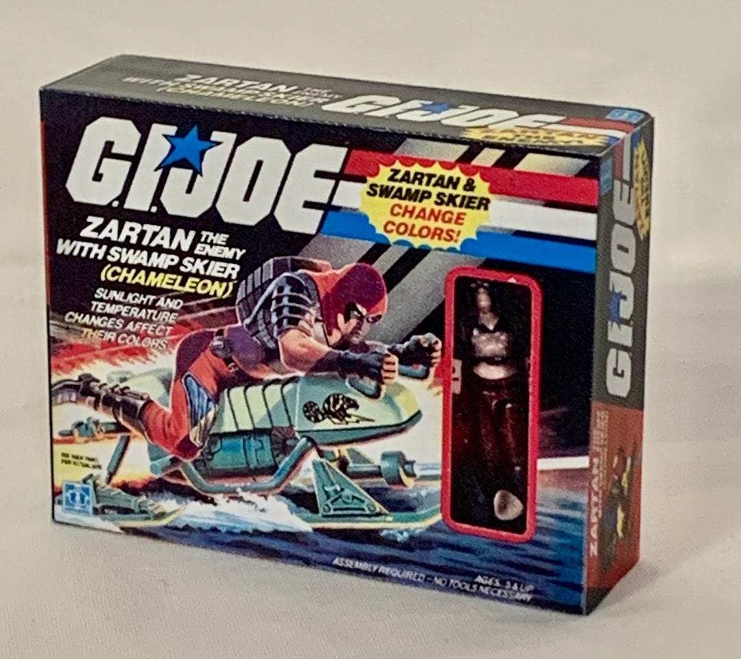 Vintage Original Hasbro 1980s G.I. Joe COBRA ZARTAN W/ Swamp Skier ...
