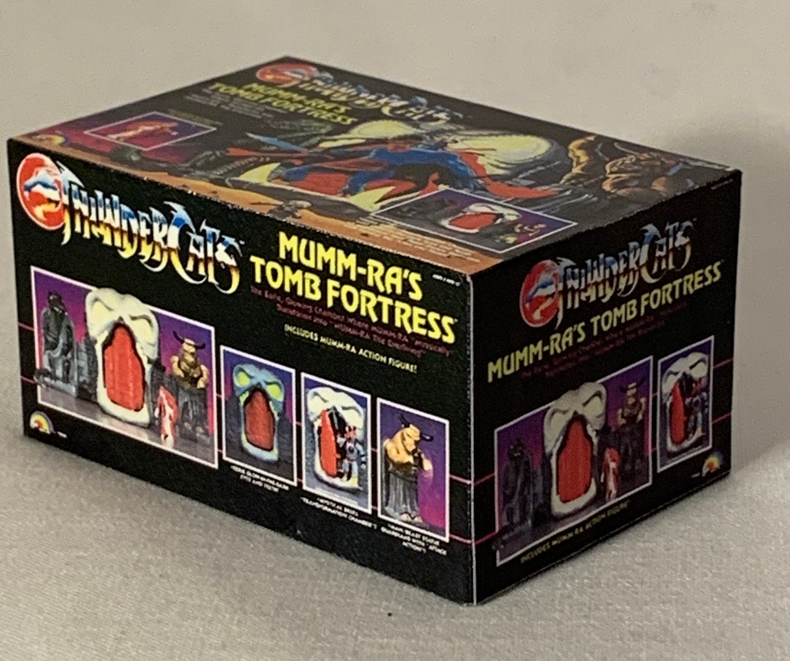 Vintage Original Ljn Thundercats MUMM-RA'S TOMB Fortress Miniature Toy ...