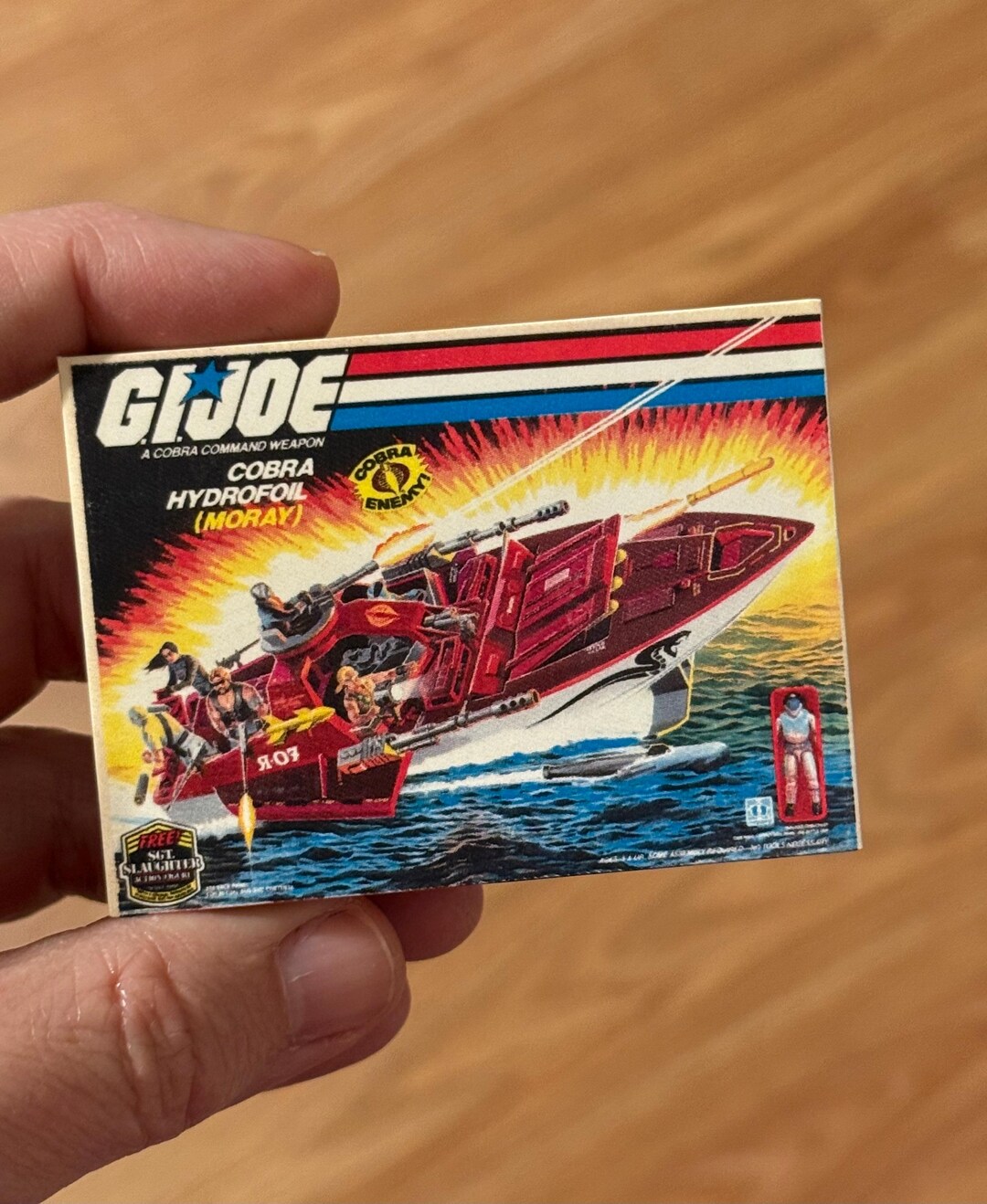 Vintage Original Hasbro 1980s G.I. Joe COBRA MORAY Hydrofoil Miniature ...