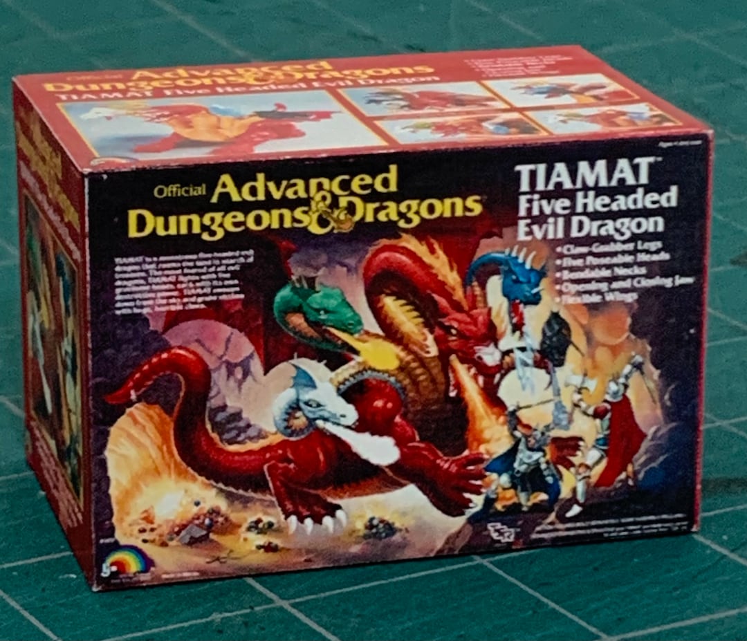 Vintage Original LJN TSR Miniature Dungeons & Dragons TIAMAT Evil ...