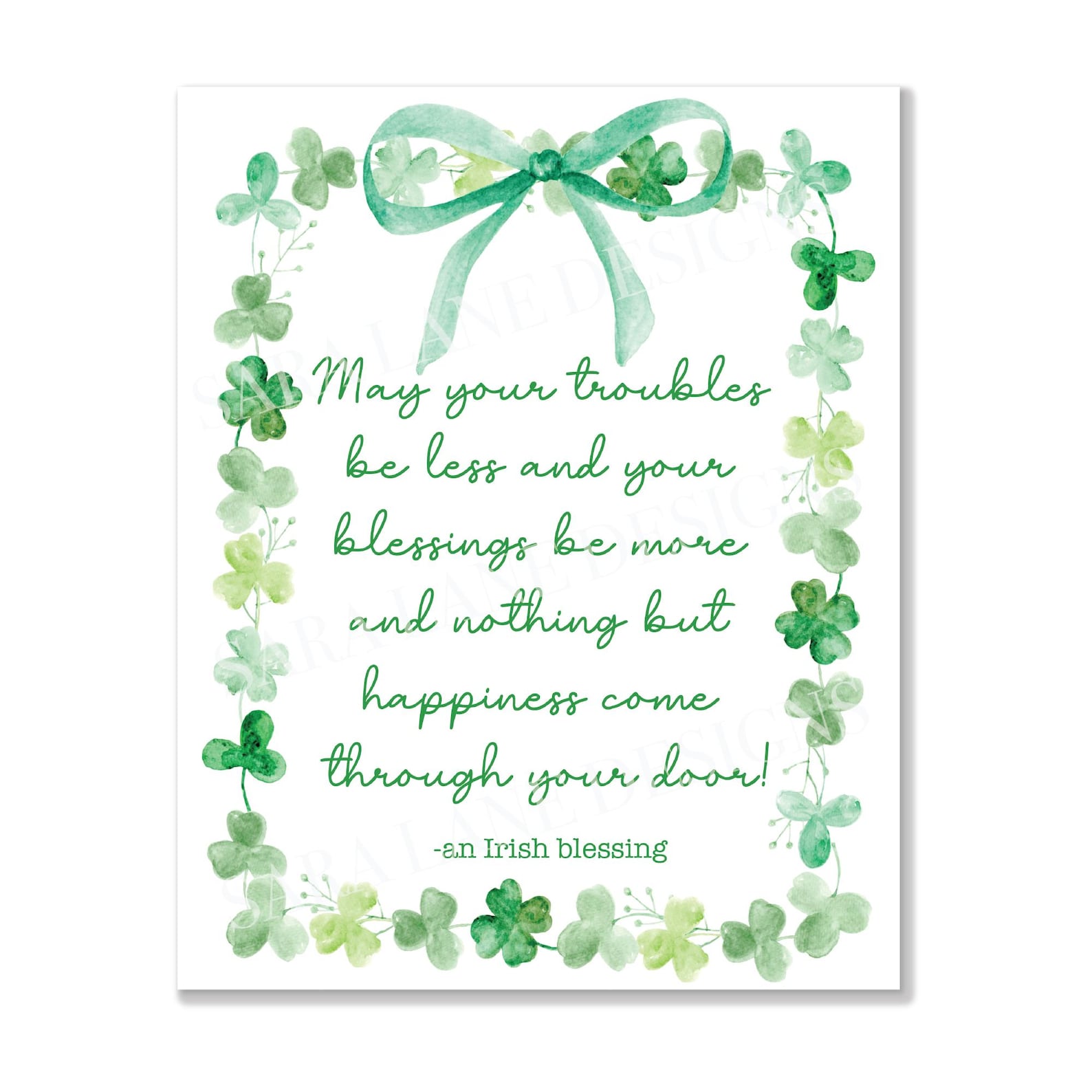 Printable Irish Blessing | St. Patrick's Day | Irish Blessing | Home ...