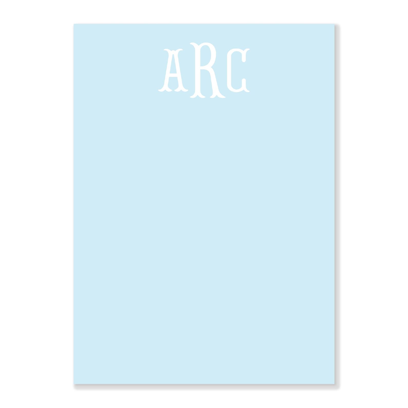 Monogram Notepad | 5x7 Notepad | Customized | Various Colors | Hostess ...