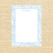 Blue Floral Notepad | 5x7 Notepad | Blue and White | 50-100 Pages ...