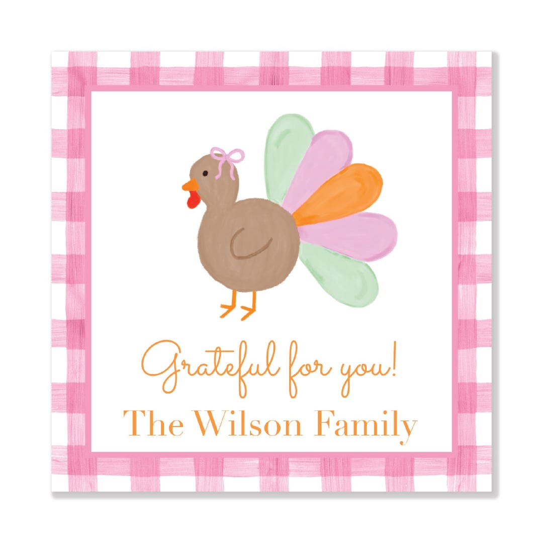 Printable Thanksgiving Tag | Fall Treat Tag | Digital Self Edit Tag ...