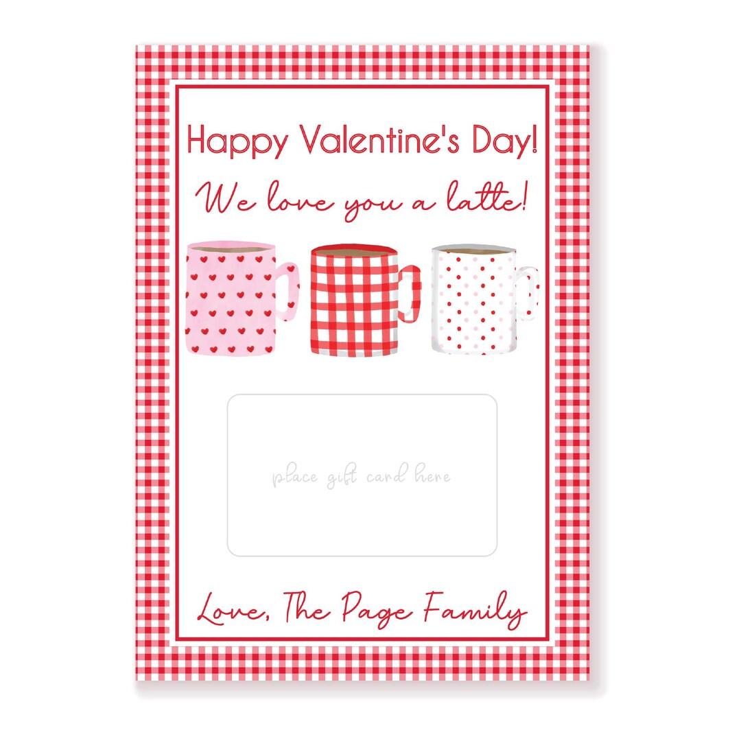 Printable Valentine Gift Card Holder | Teacher Gift | Gift Card Holder ...