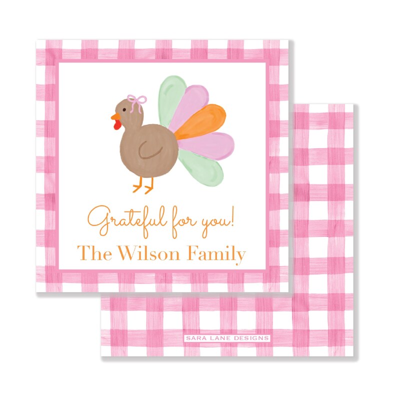 Printable Thanksgiving Tag Fall Treat Tag Digital Self Edit Tag Favor ...