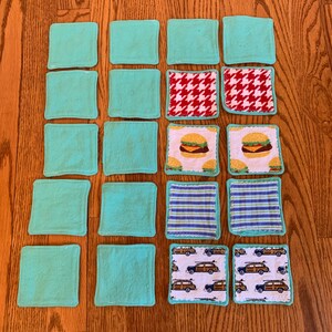 Matching Game/ Memory Game/ Fabric Matching Game/preschool - Etsy