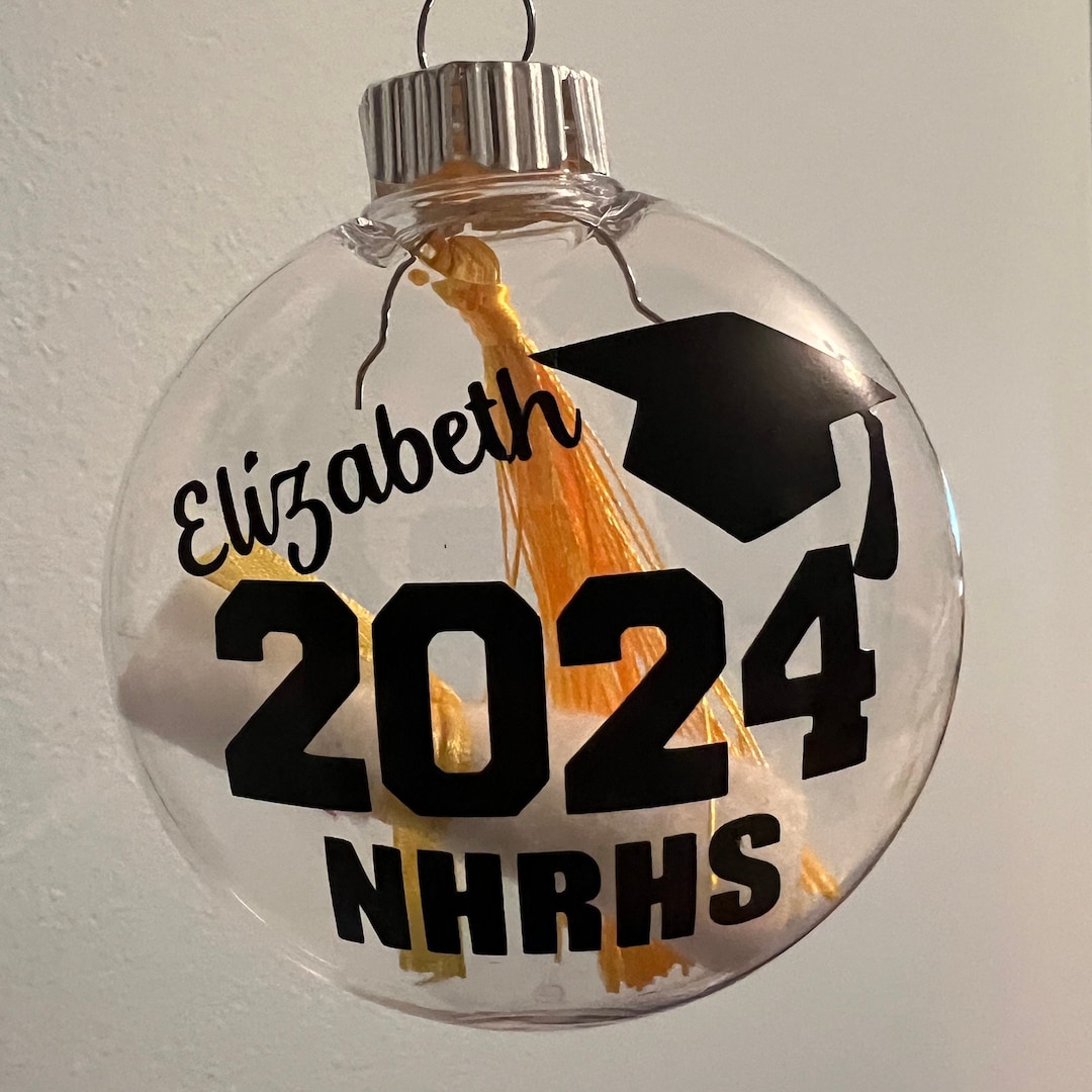 Personalized Diploma & Tassel Graduation Ornament/ Custom Grad Ornament ...