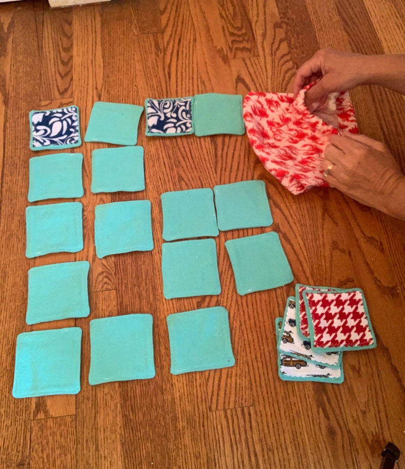 Matching Game/ Memory Game/ Fabric Matching Game/preschool - Etsy