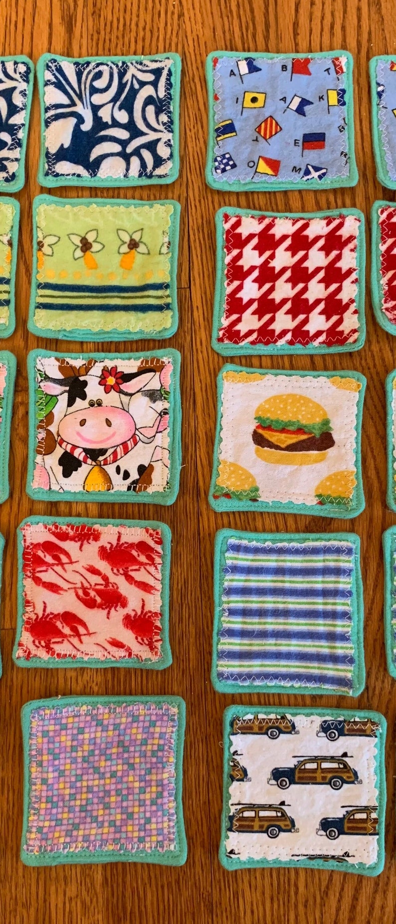 Matching Game/ Memory Game/ Fabric Matching Game/preschool - Etsy