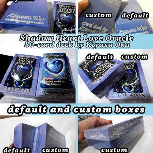 80 CARDS Shadow Heart Love Oracle | Deck of Love Notes | Gifts for Him ...