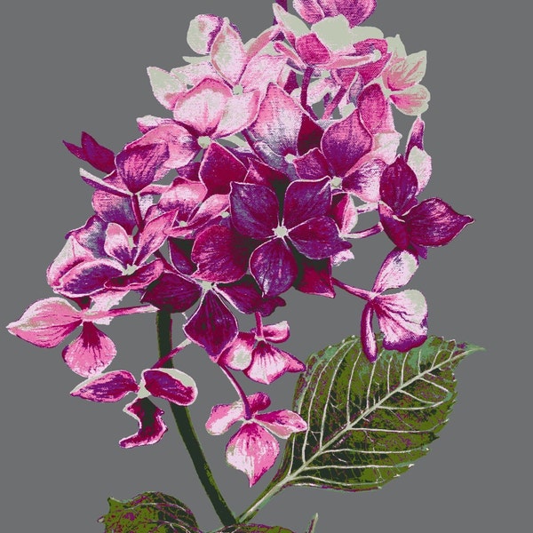 Hydrangea Fabric - Etsy UK