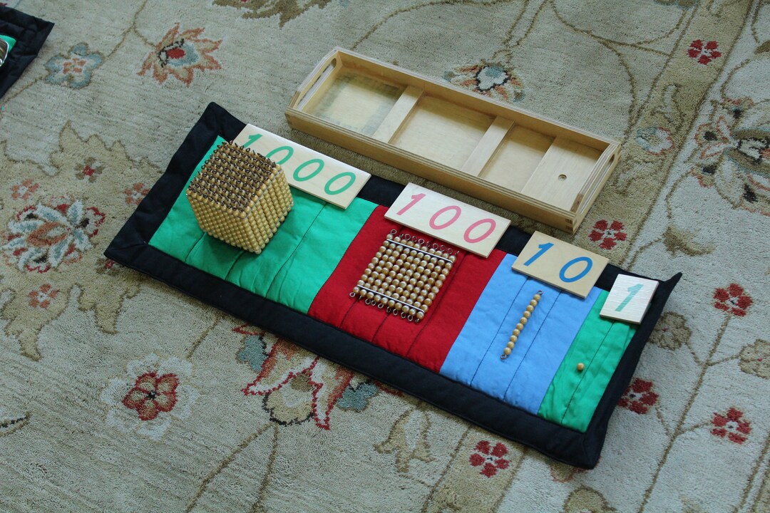 11: Montessori Place Value Mat - Etsy