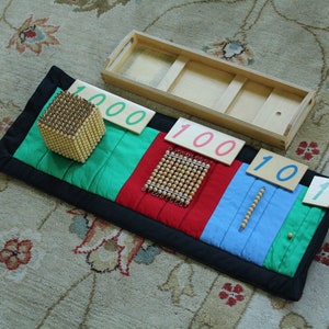 11: Montessori Place Value Mat - Etsy