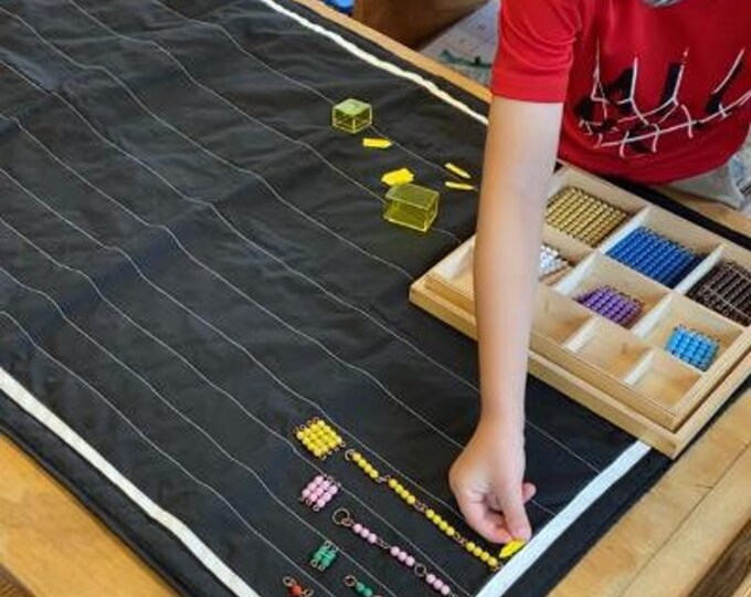 Montessori Math, Montessori 45-layout Mat, Montessori Golden Bead ...