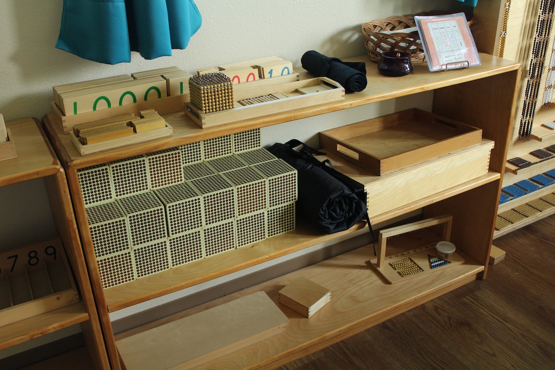 13: Montessori Place Value Mat | 45 Layout - Etsy