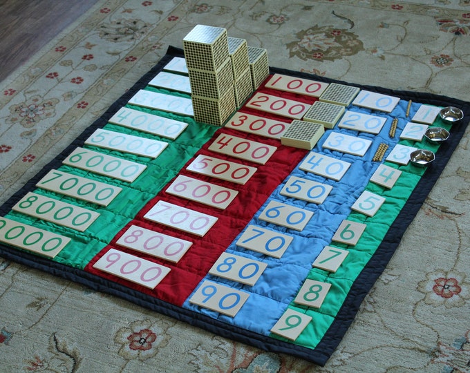 13: Montessori Place Value Mat | 45 Layout - Etsy