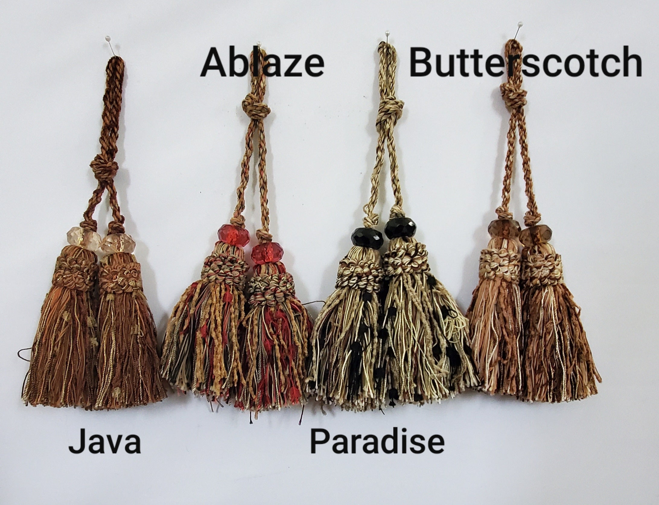 PER PIECE High Quality Chenille Double Chair Tie Tassel - Etsy