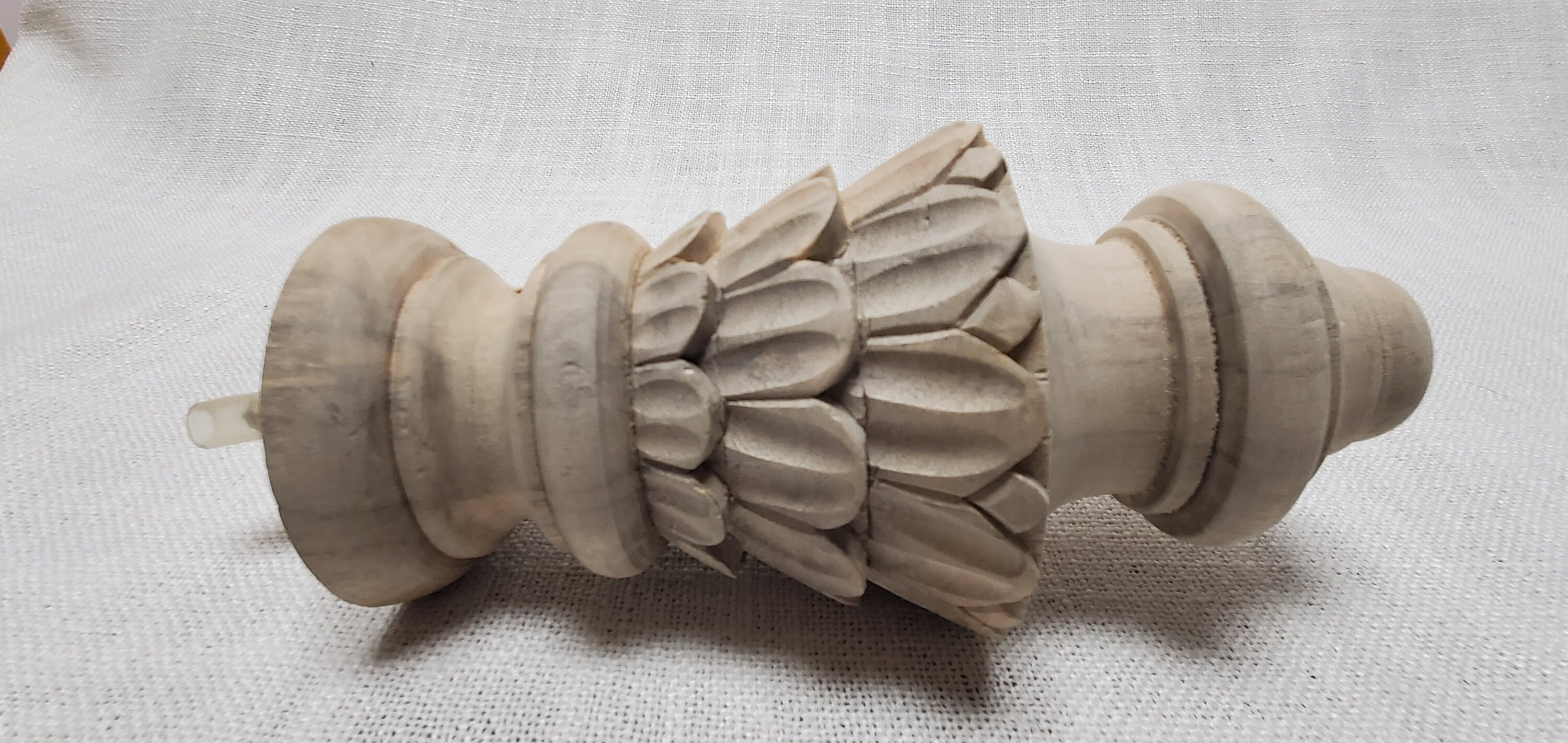 Sonia Finials - Rustic Wood Trend - Unfinished Wood Pole Ends - Sold as ...