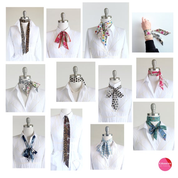 Pastel Blue Skinny Scarf Dotted Hair Scarf Ribbon Neck Scarf Pussybow Tie Girly Kawaii Choker Tie Bridesmaid Gift Soft Feminine Scarf Etsy UK