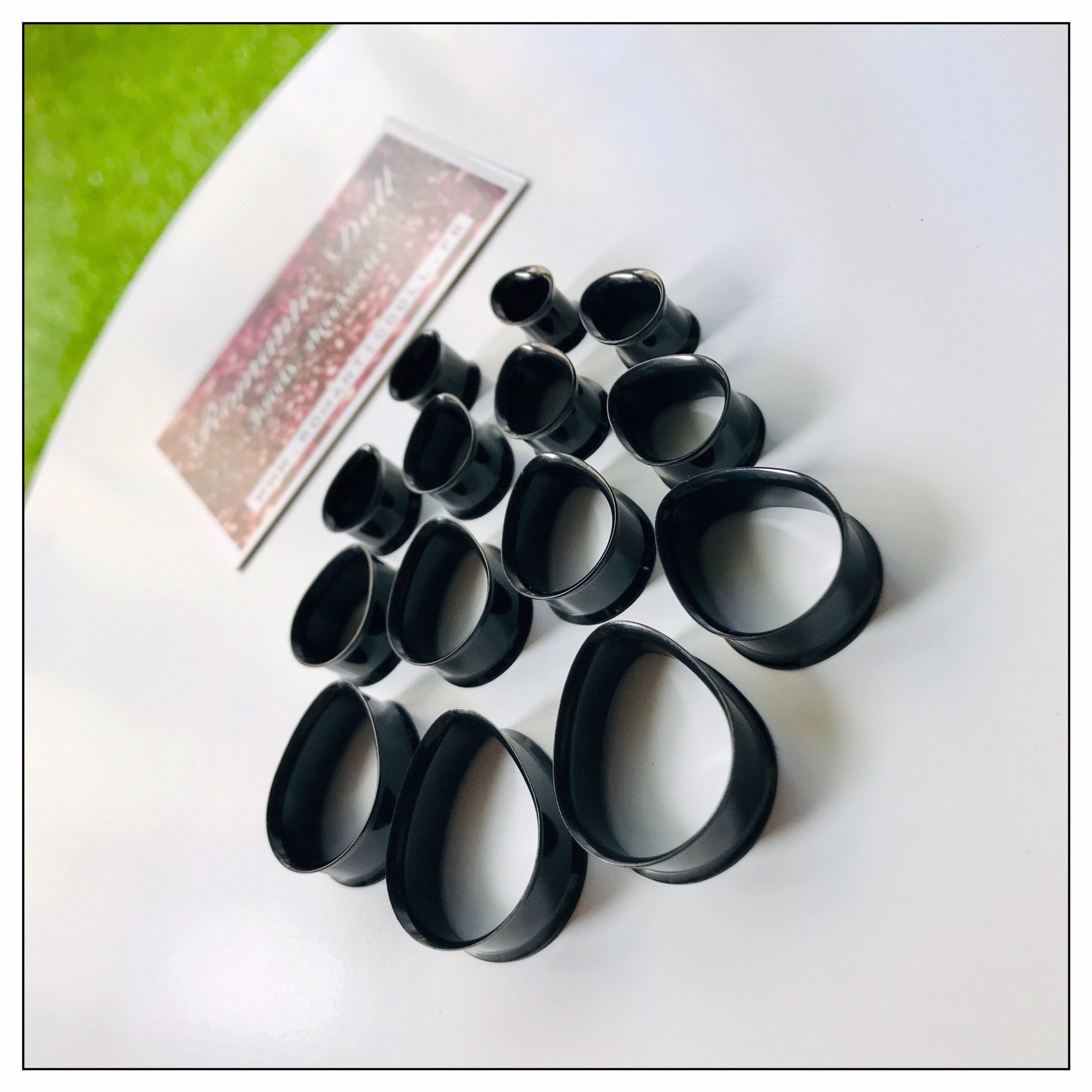 Teardrop Plugs PAIR Gauges Plug Gauge Spreaders Drop | Etsy