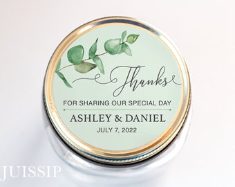 Mason Jar Labels Wedding | Etsy