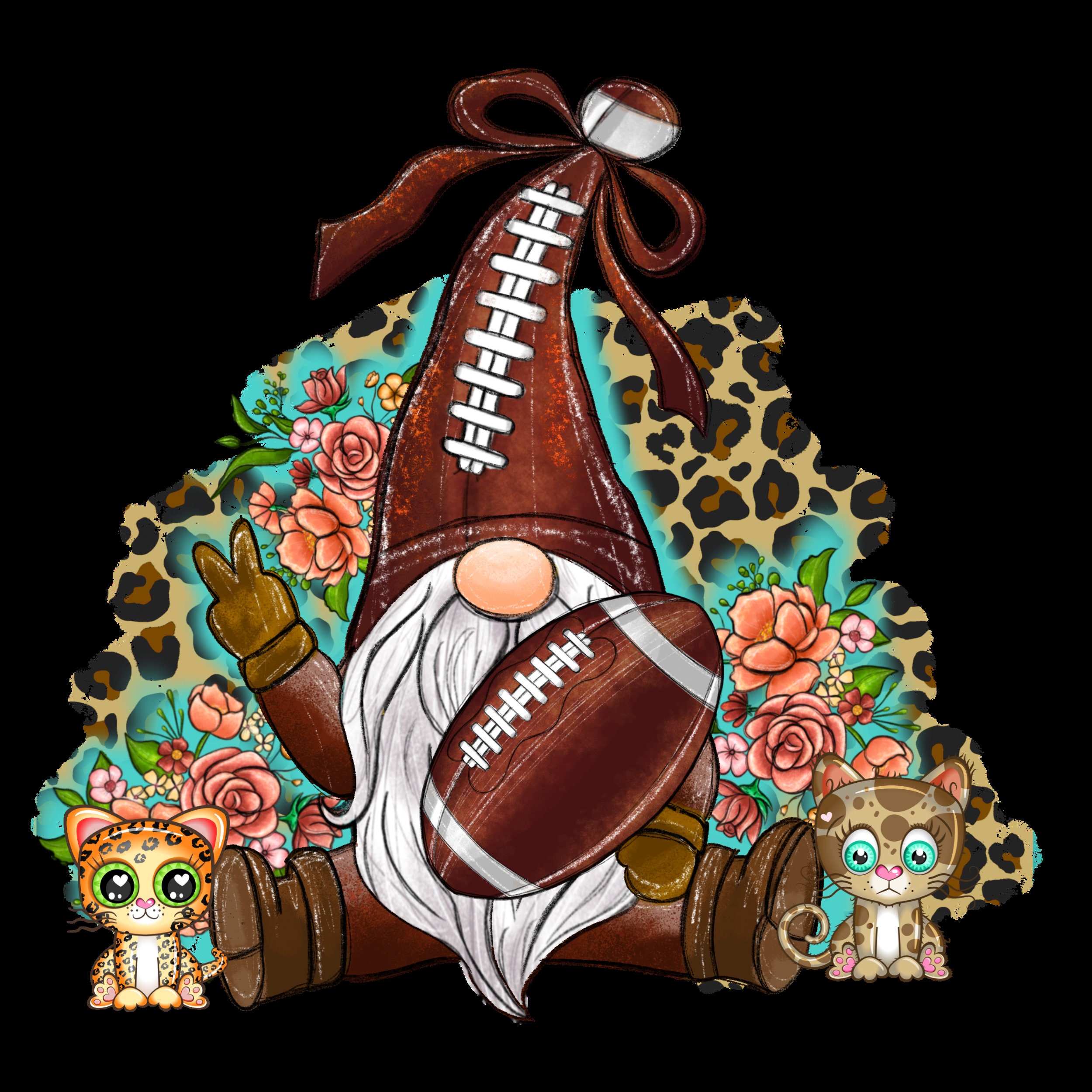 Gnome Football Victory With Transparent Background - Etsy