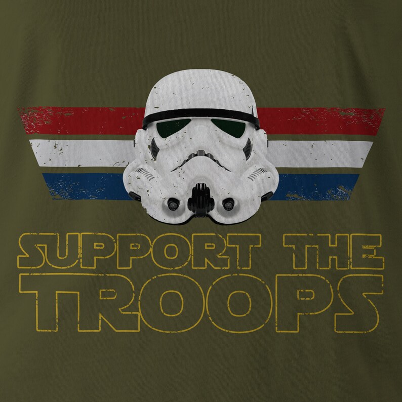 Adult Star Wars support the / Our Troops - Etsy