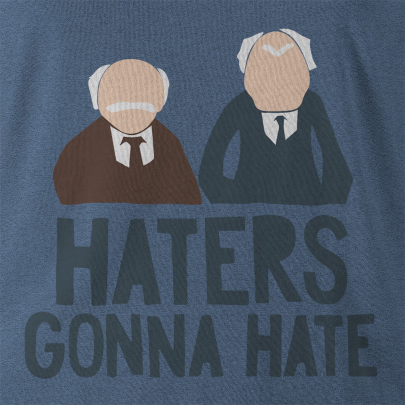 HATERS GONNA HATE the Muppets Mens T-shirt Statler Waldorf - Etsy