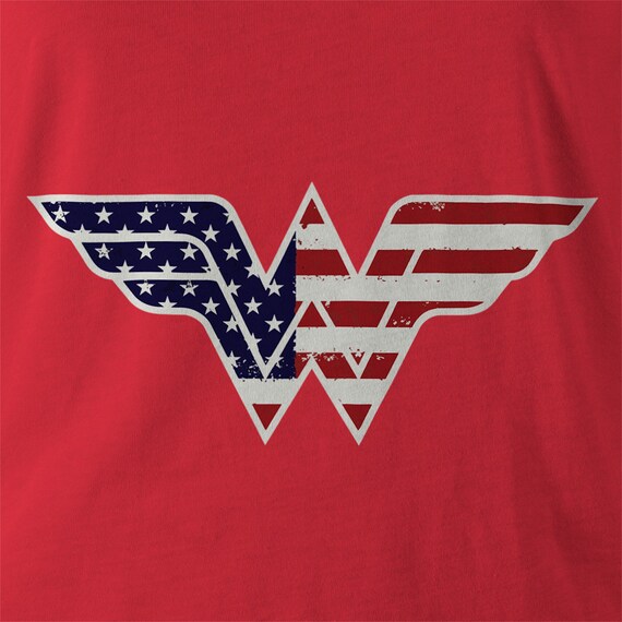 Wonder Woman American Flag