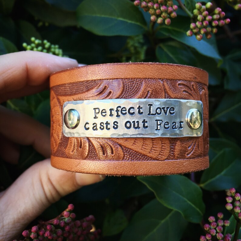 CUSTOM WORD Wide Leather Cuff Bracelet You Choose: Words - Etsy
