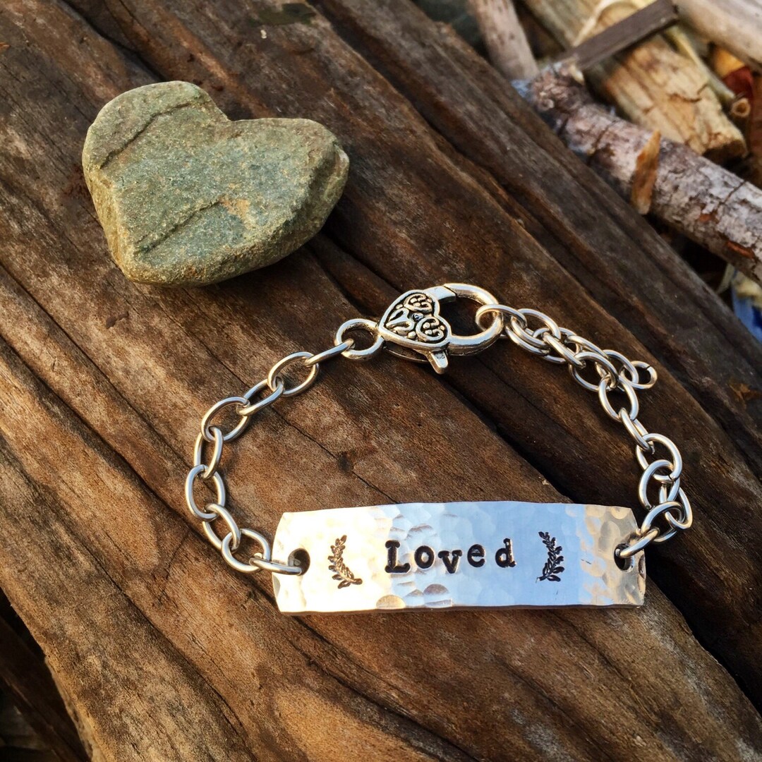 Loved ID Bracelet - You Are Loved - Inspirational - Love Squared ...