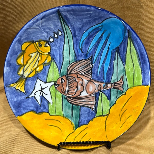Mexican Fish Plate - Etsy