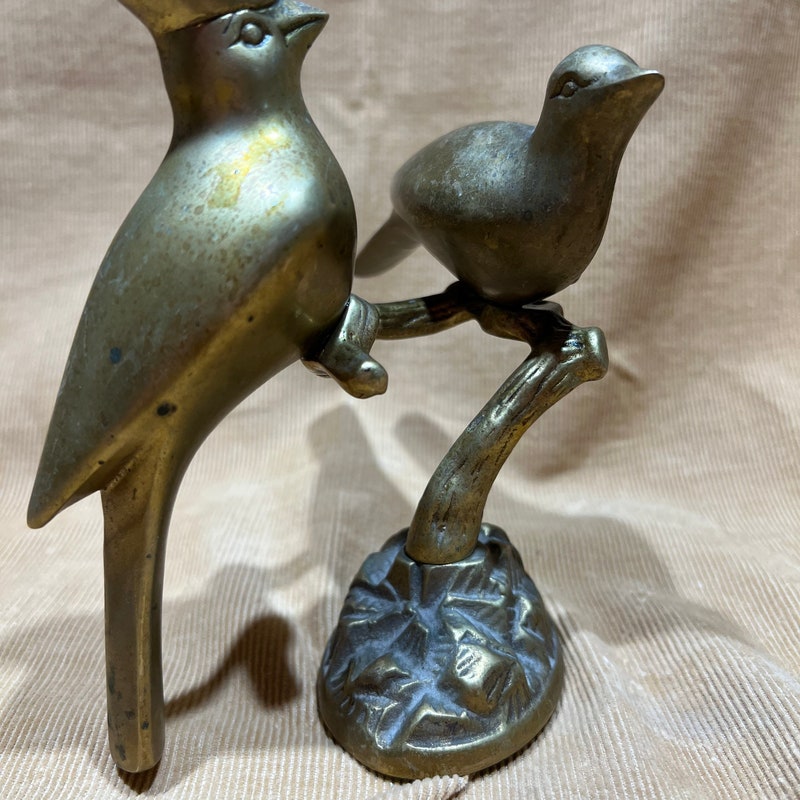 Vintage Brass Birds - Etsy