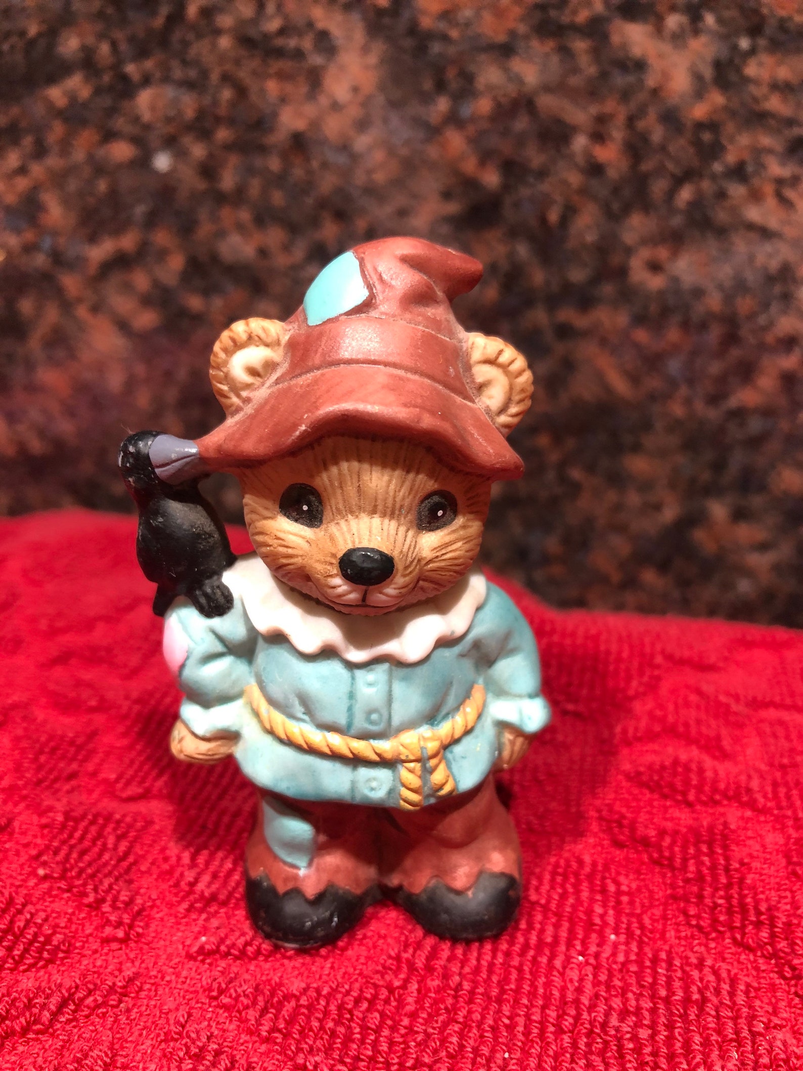 Homco Bears Family Scarecrow Ceramic Figurines - Etsy