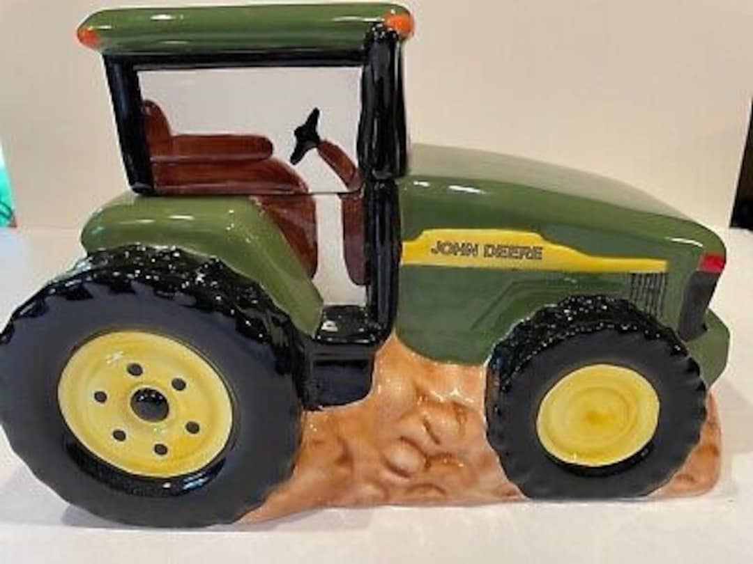 Gibson John Deere Farm Tractor Cookie Jar Farming Machinery - Etsy