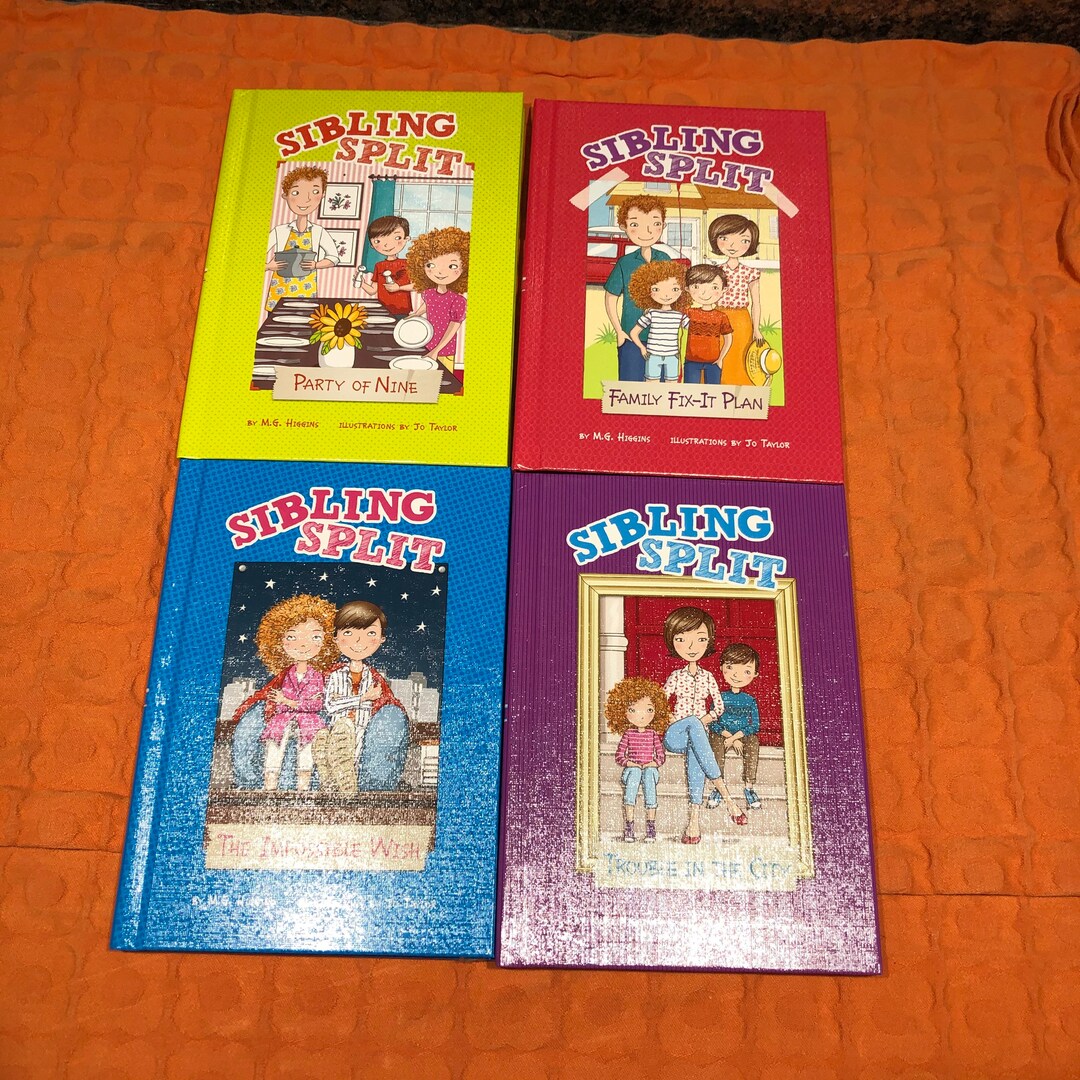 Sibling Split Book Series by M.G. Higgins 4 Book Set FREE SHIPPING - Etsy