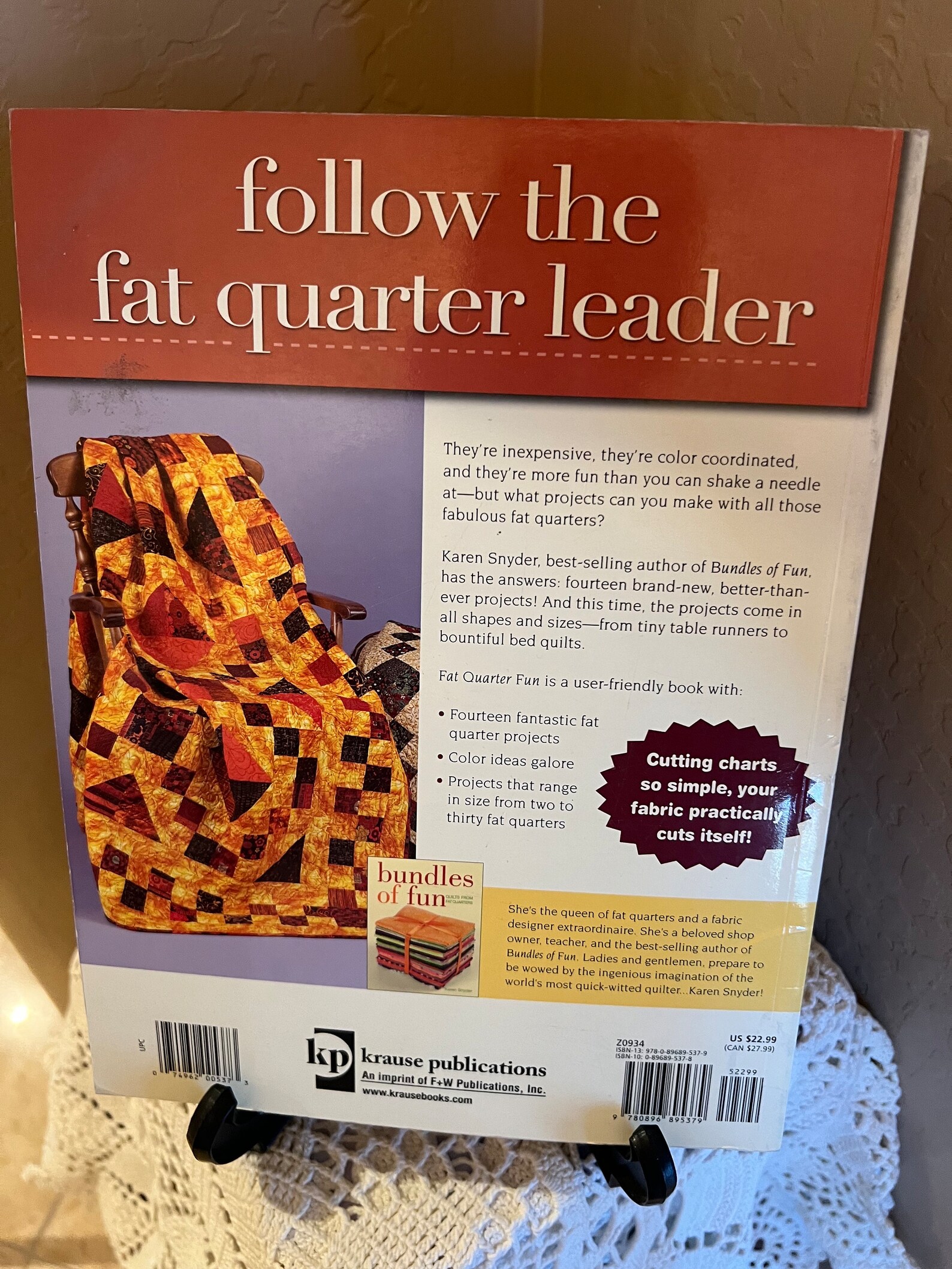 Karen Snyder Fat Quarter Fun Book FREE SHIPPING - Etsy