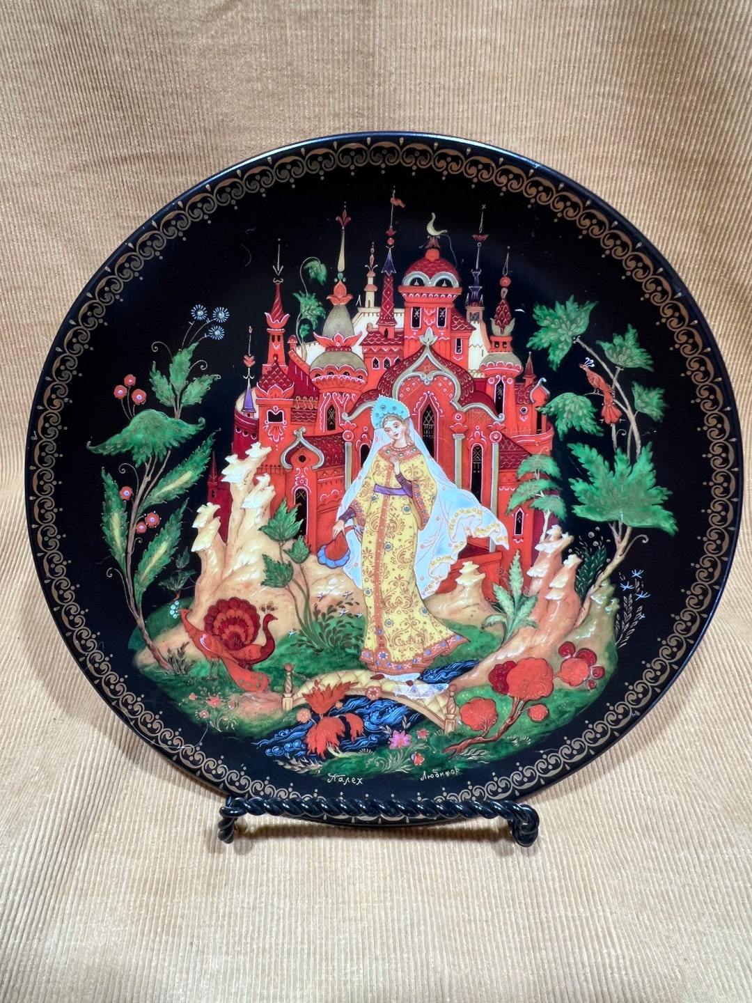 Russian Decorative Plates: russian Fairy Tale Princesses. - Etsy