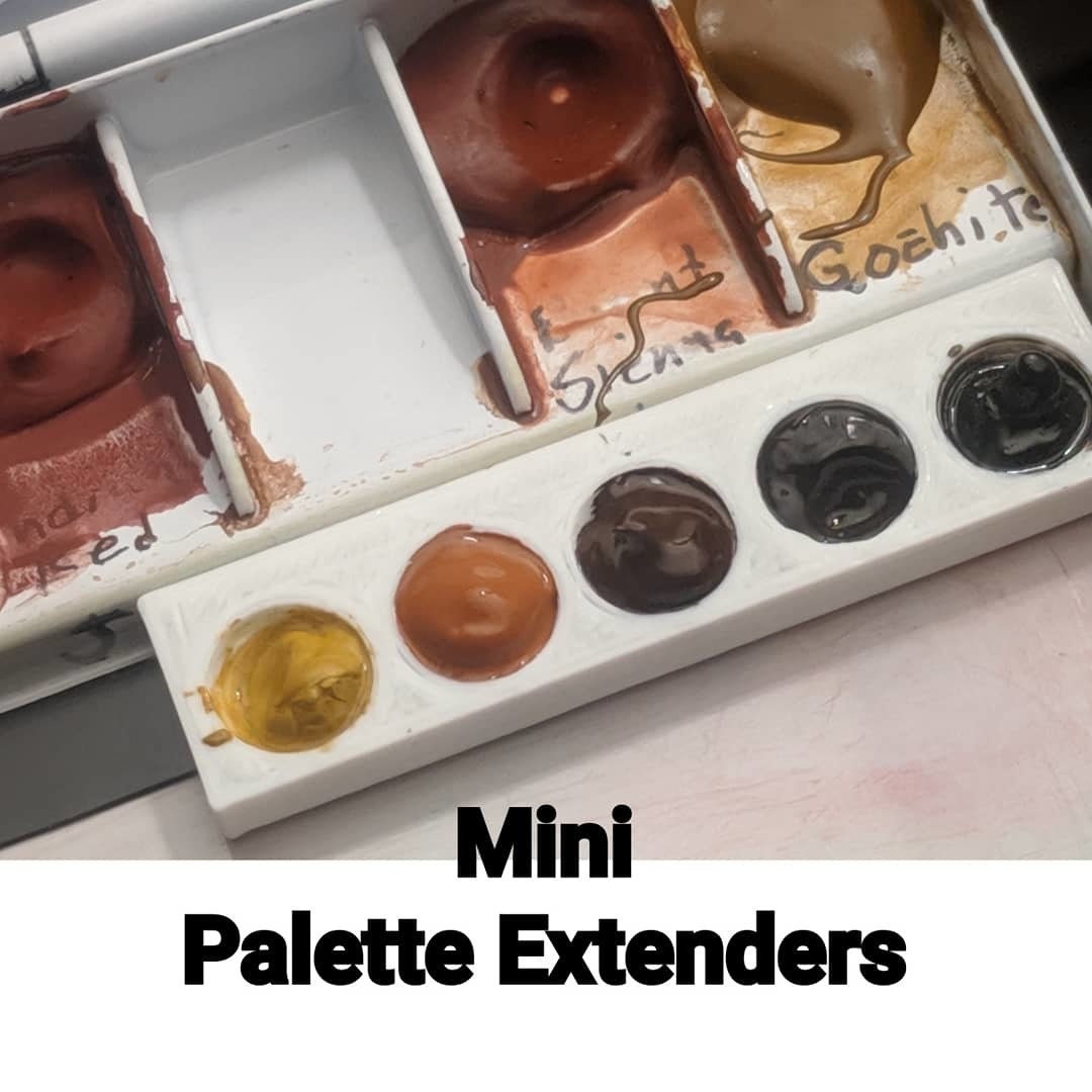 Watercolor Palette Extenders Set of 6- OVAL, SLANT, CIRCLE - Etsy