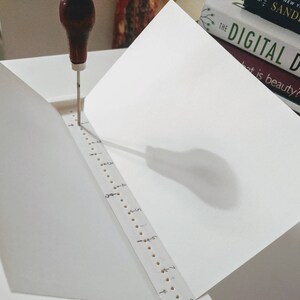 Bookbinding Punch Signature Cradle With Awl. - Etsy