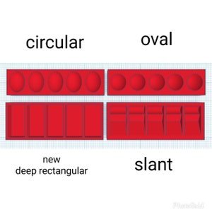 Palette Extenders Set of 8 Variety Pack- OVAL, Circle,slant ...