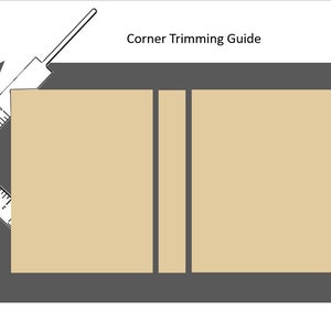 Bookbinding Square: 5-in-1 Tool Corner Miter, Ruler, Trimmer, Hole ...