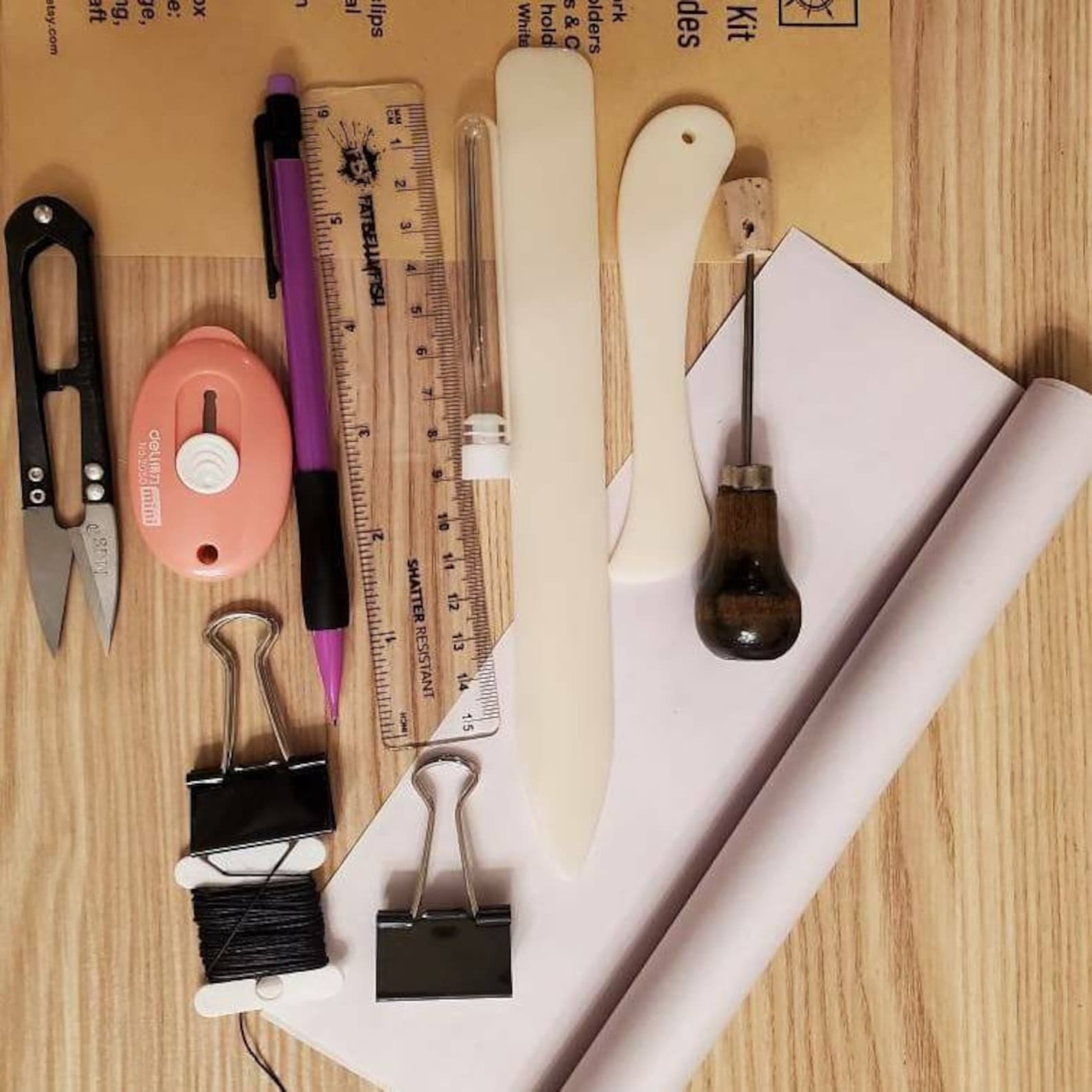 Deluxe Bookbinding Tool Kit. | Etsy
