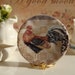 Checkered Rooster Plate for Dollhousre | Etsy