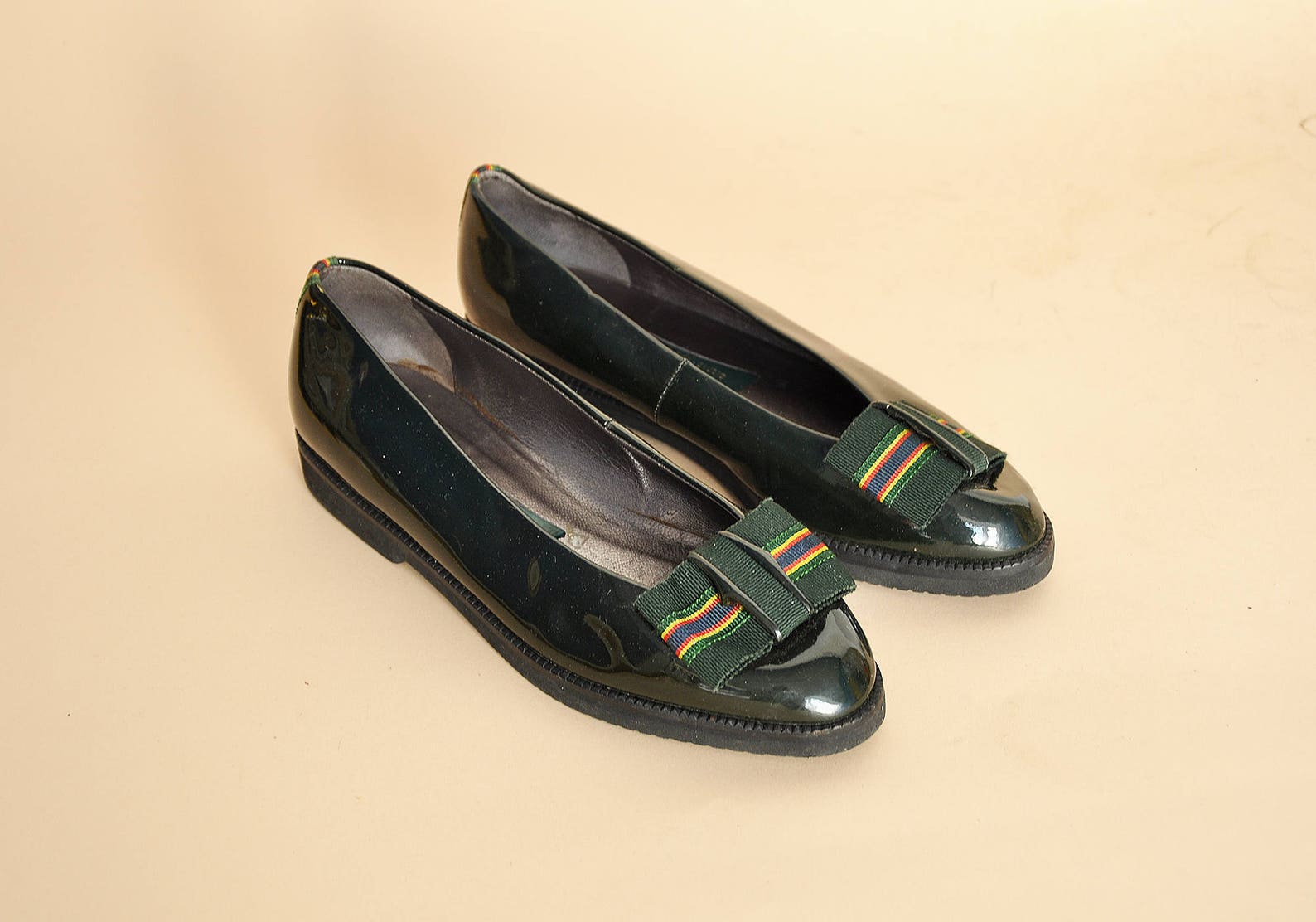 90s PATENT Flats LUXE Flats RETRO Flats Ribbon Flats Vintage Flats ...