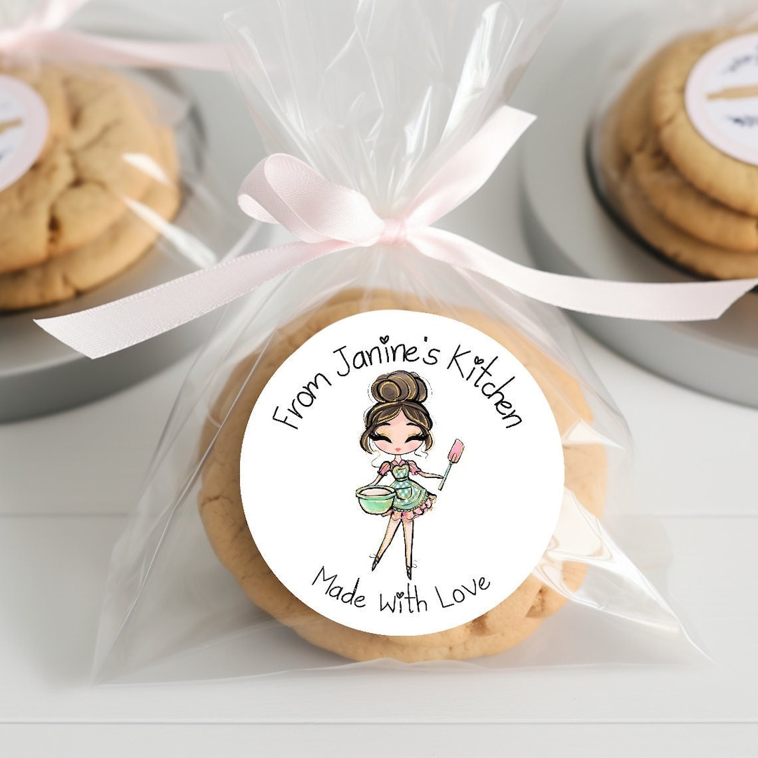 Personalized Baked Goods Stickers, Homemade Treat Labels - Etsy
