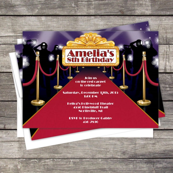 Hollywood Themed - Etsy