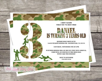 Gi Joe Birthday Party - Etsy