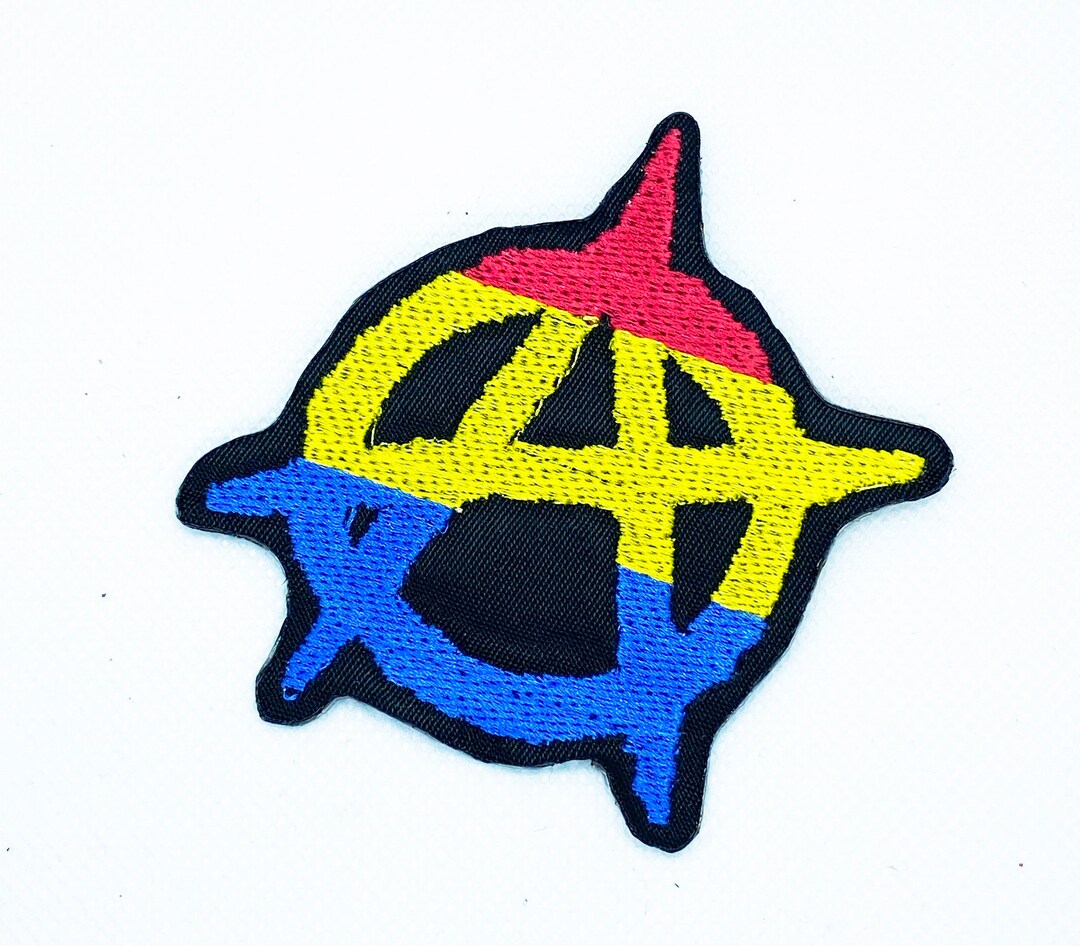 Pansexual Pride Anarchy Patch, Iron-on Patch, Sew-on Patch - Etsy